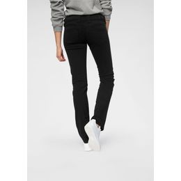 Regular-fit-Jeans Pepe Jeans "VENUS" Gr. 28, Länge 32, schwarz (t41 stretch sateen, 999 black) Damen Jeans