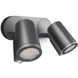 LED Außen-Wandleuchte Steinel "Duo" Lampen Gr. Höhe: 9,8 cm, schwarz LED Außenwandleuchten