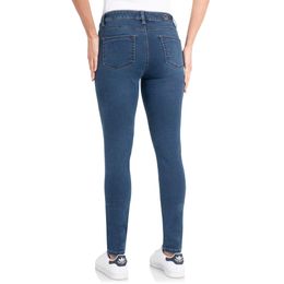 Skinny-fit-Jeans WONDERJEANS "Skinny-WS76-80" Gr. 38, Länge 30, blau (blue super washed) Damen Jeans Röhrenjeans