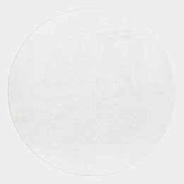 Hochflor-Teppich Ayyildiz Teppiche "POUFFY 5100" Teppiche Gr. Ø 200 cm, 20 mm, 1 St., weiß (white) Esszimmerteppiche