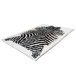 Teppich Arte Espina "Rabbit Animal 400" Teppiche Gr. B/L: 160 cm x 230 cm, 30 mm, 1 St., schwarz-weiß (schwarz, weiß) Esszimmerteppiche