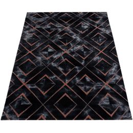 Teppich Ayyildiz Teppiche "NAXOS 3812" Teppiche Gr. B/L: 160 cm x 230 cm, 12 mm, 1 St., braun (bronzefarben) Esszimmerteppiche