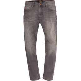 Regular-fit-Jeans Camel Active "HOUSTON" Gr. 32, Länge 34, grau (grey used) Herren Jeans Regular Fit