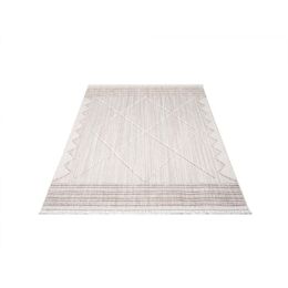 Teppich Carpet City "CLASICO 8931" Teppiche Gr. B/L: 200 cm x 290 cm, 11 mm, 1 St., beige Esszimmerteppiche