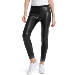 Leggings Marc Cain ""Collection Essential" Premium Damenmode" Gr. 6 (44), N-Gr, schwarz (black) Damen Hosen Leggings