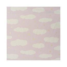 rasch TEXTIL Stoff rasch Bambino Dekostoff Himmel Wolken Sterne rosa