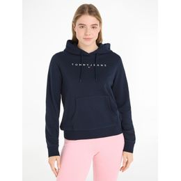 Kapuzensweatshirt Tommy Jeans Gr. XS (34), blau (dark night navy) Damen Sweatshirts