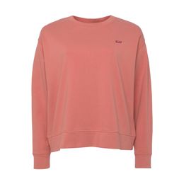 LEVI'S® PLUS Sweatshirt LEVI'S PLUS "Standard Crew" Gr. XXXL (50), orange (terra cotta) Damen Sweatshirts