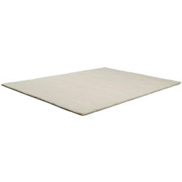 Wollteppich Theko "Amravati" Teppiche Gr. B/L: 60 cm x 90 cm, 28 mm, 1 St., weiß (wollweiß) Schurwollteppiche