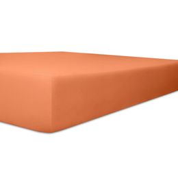 Spannbettlaken kneer "Exclusive-Stretch" Laken Gr. B/L: 140-160 cm x 200-220 cm 1 St., Jersey-Elasthan, 40 cm, 140-160 x 200-220 cm, braun (karamell) Spannbettlaken optimaler Sitz