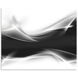 Küchenrückwand Artland "Kreatives Element" Spritzschutzwände Gr. B/H: 80 cm x 65 cm, schwarz Küchendekoration