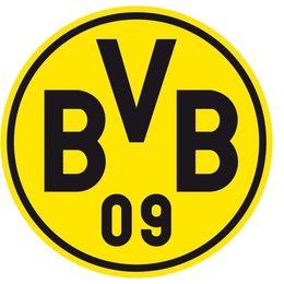 Wandtattoo Wall-Art "Fußball Borussia Dortmund Logo" Wandtattoos Gr. B/H/T: 120 cm x 120 cm x 0,1 cm, gelb Wandtattoos Wandsticker