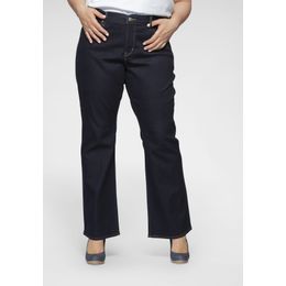 LEVI'S® PLUS Bootcut-Jeans LEVI'S PLUS "315" Gr. 20 (50), Länge 34, blau (rinsed) Damen Jeans Bootcut