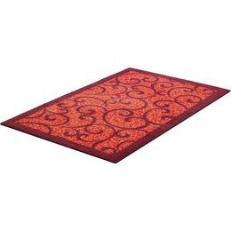Teppich Grund "Grillo" Teppiche Gr. B/L: 90 cm x 150 cm, 8 mm, 1 St., rot Esszimmerteppiche