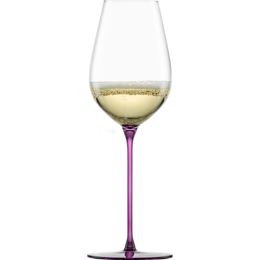 Champagnerglas Eisch "INSPIRE SENSISPLUS" Trinkgefäße Gr. Ø 7,9 cm x 24,2 cm, 400 ml, 2 tlg., lila (mauve) Kristallgläser