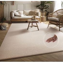 Teppich Home Affaire "Ciney" Teppiche Gr. B/L: 200 cm x 280 cm, 16 mm, 1 St., beige Esszimmerteppiche