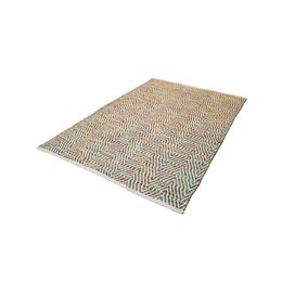 Teppich Kayoom "Aperitif 410" Teppiche Gr. B/L: 160 cm x 230 cm, 7 mm, 1 St., bunt (multi) Baumwollteppiche