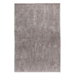 Hochflor-Teppich freundin Home Collection "Soft Twist" Teppiche Gr. B/L: 160 cm x 235 cm, 35 mm, 1 St., braun (braun,beige) Esszimmerteppiche