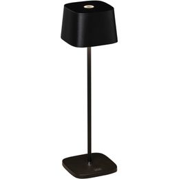 LED Tischleuchte Konstsmide "Capri" Lampen Gr. Ø 10 cm Höhe: 36 cm, schwarz LED Tischlampen