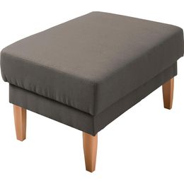 Hocker Home Affaire "Scalea" Gr. B/H/T: 110 cm x 51 cm x 55 cm, Struktur fein, grau (anthrazit) Polsterhocker Hocker passendes Küchensofa verfügbar, in verschiedenen Stoffen und Farben