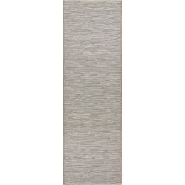Läufer Hanse Home "Nature 400" Teppiche Gr. B/L: 80 cm x 250 cm, 5 mm, 1 St., beige (creme, grau) Küchenläufer