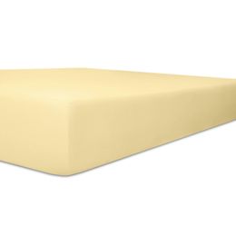 Spannbettlaken kneer "Vario-Stretch-Topper" Laken Gr. B/L: 200 cm x 200 cm 1 St., Jersey-Modal, 4-12 cm, 200 x 200 cm, beige (leinen) Spannbettlaken
