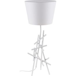 Spot-Light Tischleuchte SPOT LIGHT "GLENN" Lampen Gr. 1 flammig, Höhe: 70 cm, weiß Tischlampen