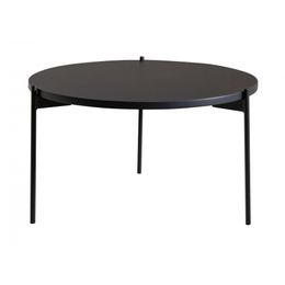 Couchtisch Home Affaire "Rombo Rund" Tische Gr. B/H/T: 55 cm x 32,5 cm x 55 cm, fi 55, schwarz (schwarz, schwarz, schwarz) Couchtische rund oval