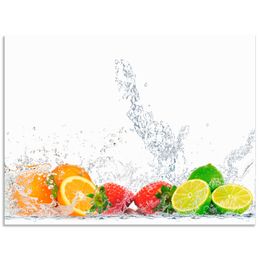 Küchenrückwand Artland "Fruchtig erfrischend gesund Fruchtmix" Spritzschutzwände Gr. B/H: 80 cm x 60 cm, bunt Küchendekoration