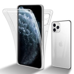 Cadorabo Handyhülle für Apple iPhone 11 PRO Hülle Apple iPhone 11 PRO, Flexible Case Handy Schutzhülle - Hülle - Back Cover 360° Grad, weiß