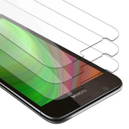 Cadorabo Schutzfolie für Nokia 1 2018 Schutzfolie, (3-St., 3x Schutzfolie (Smartphone nicht enthalten)