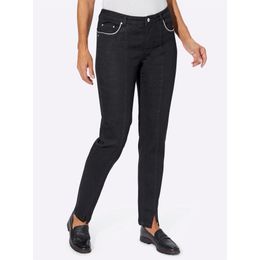 5-Pocket-Jeans Inspirationen Gr. 54, Normalgrößen, schwarz (black, denim) Damen Jeans 5-Pocket-Jeans