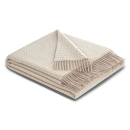 Wohndecke Biederlack Plaid VIVO (BL 130x170 cm) BL 130x170 cm beige