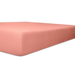 Spannbettlaken kneer "Exclusive-Stretch" Laken Gr. B/L: 180-200 cm x 200-220 cm 1 St., Jersey-Elasthan, 40 cm, 180-200 x 200-220 cm, rosa (altrosa) Spannbettlaken