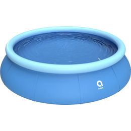 AVENLI Quick-Up Pool Prompt Set Pool Ø 360 x 76 cm (Aufstellpool mit aufblasbarem Ring)