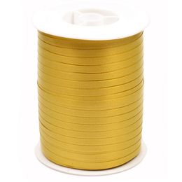 Star Geschenkband, Geschenkband Ringelband 5mm x 500m Rolle Gold