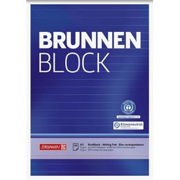 Brunnen Briefpapier Brunnen 105241701 Block "Brunnen-Block" Recycling A5 liniert