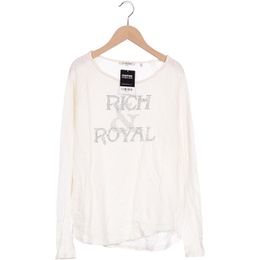 Rich & Royal Rich & Royal Damen Langarmshirt, cremeweiß