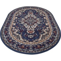 Teppich Home Affaire "Oriental" Teppiche Gr. B/L: 160 cm x 230 cm, 7 mm, 1 St., blau (hellblau) Orientalische Muster