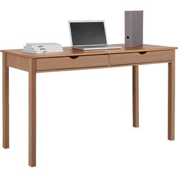 Schreibtisch Inosign "Gava" Tische Gr. B/H/T: 140 cm x 80 cm x 60 cm, beige (natur, naturfarben) Büroschreibtisch Holz-Schreibtische Schreibtisch Schreibtische Tisch