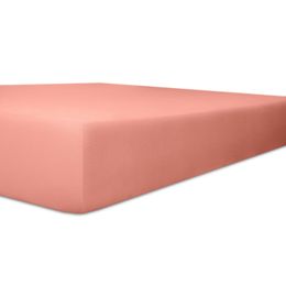 Spannbettlaken kneer "Easy-Stretch" Laken Gr. B/L: 180-200 cm x 200-220 cm 1 St., Jersey-Elasthan, 30 cm, 180-200 x 200-220 cm, rosa (altrosa) Spannbettlaken