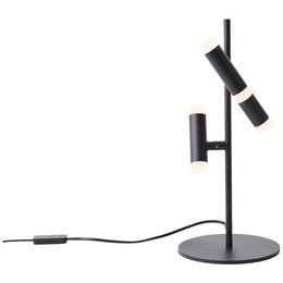 Tischleuchte Brilliant "Lagano" Lampen Gr. 1 flammig, Ø 18 cm Höhe: 40,7 cm, schwarz LED Tischlampen