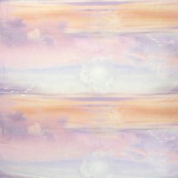 OTTO Stoff Dekostoff Digitaldruck Sommer Festival Vögel Himmel pastell 1,40m, Digitaldruck, bunt