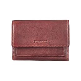 Bull & Hunt BULL & HUNT Leder-Geldbörse in Bordeaux - (B)14 x (H)10,5 x (T)2,5 cm