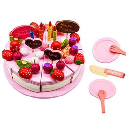 CoolBlauza Spiellebensmittel Kinder Spielzeug Erdbeere Kuchen