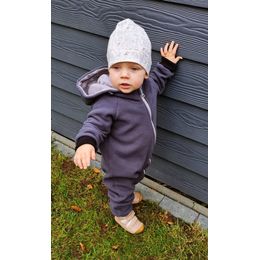 Divita-Mode Fleeceoverall Fleece warmer Overall Baby Kinder Einteiler mit Reißverschluss (1-tlg)