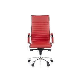 hjh OFFICE Chefsessel Profi Chefsessel PARMA 20 Leder mit Armlehnen