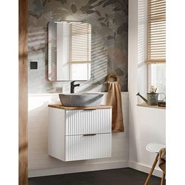 einfachgutemoebel Waschtisch-Set Badezimmer Set 2-teilig Blanchette 60cm