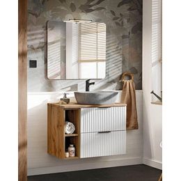 einfachgutemoebel Waschtisch-Set Badezimmer Set 2-teilig Blanchette 80cm