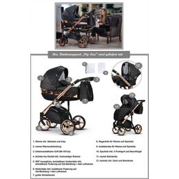 Elcar Kombi-Kinderwagen Vip Lux 4 in 1 inkl. Sportsitz